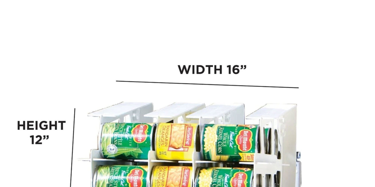 FIFO™ Can Tracker | 54 Standard 10 to 15 Oz Can Food Holder – Shelf ...