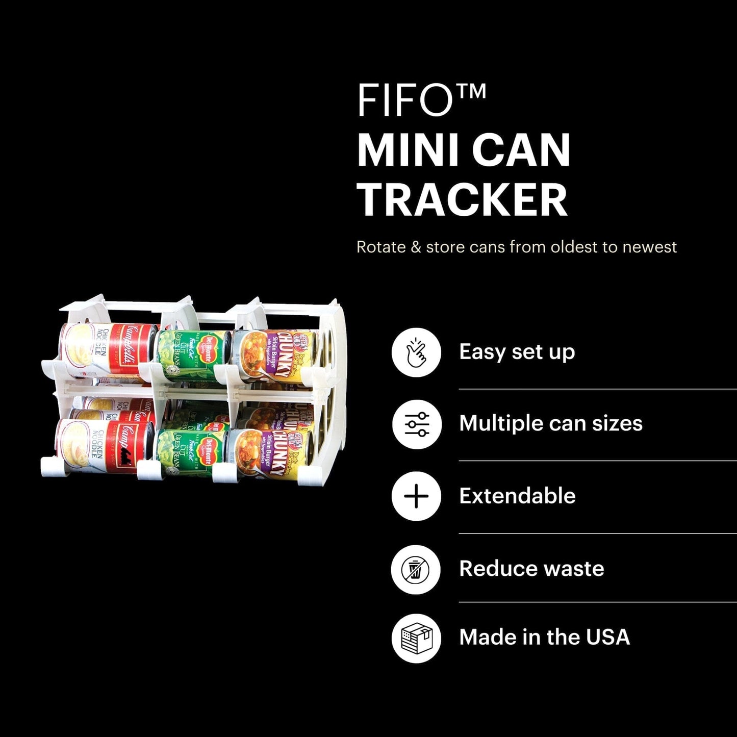 FIFO™ Mini Can Tracker – Shelf Reliance